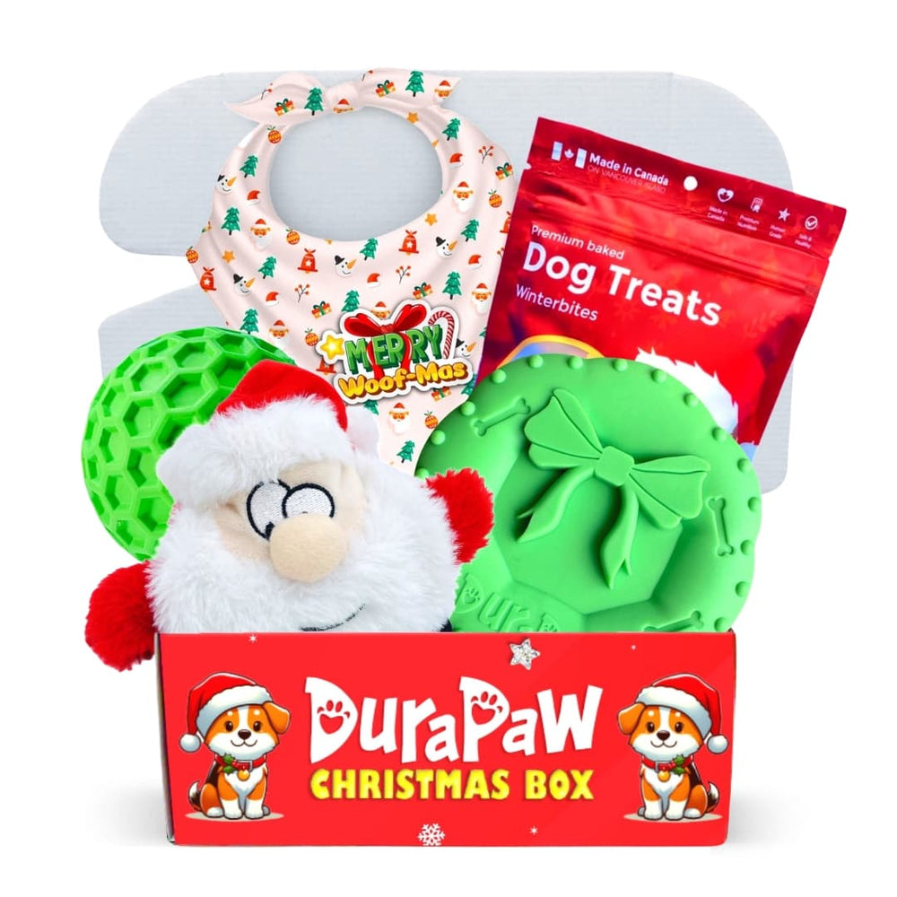 DuraPaw - Christmas Holiday Dog Gift Toy Box