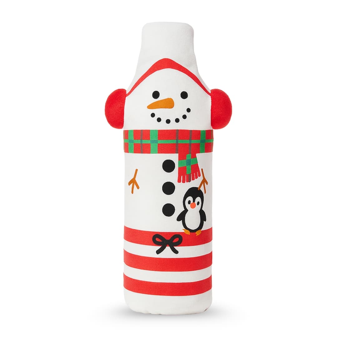 Crunchy the Snowman Dog Toy | Plush + Crinkle Bottle Inside
