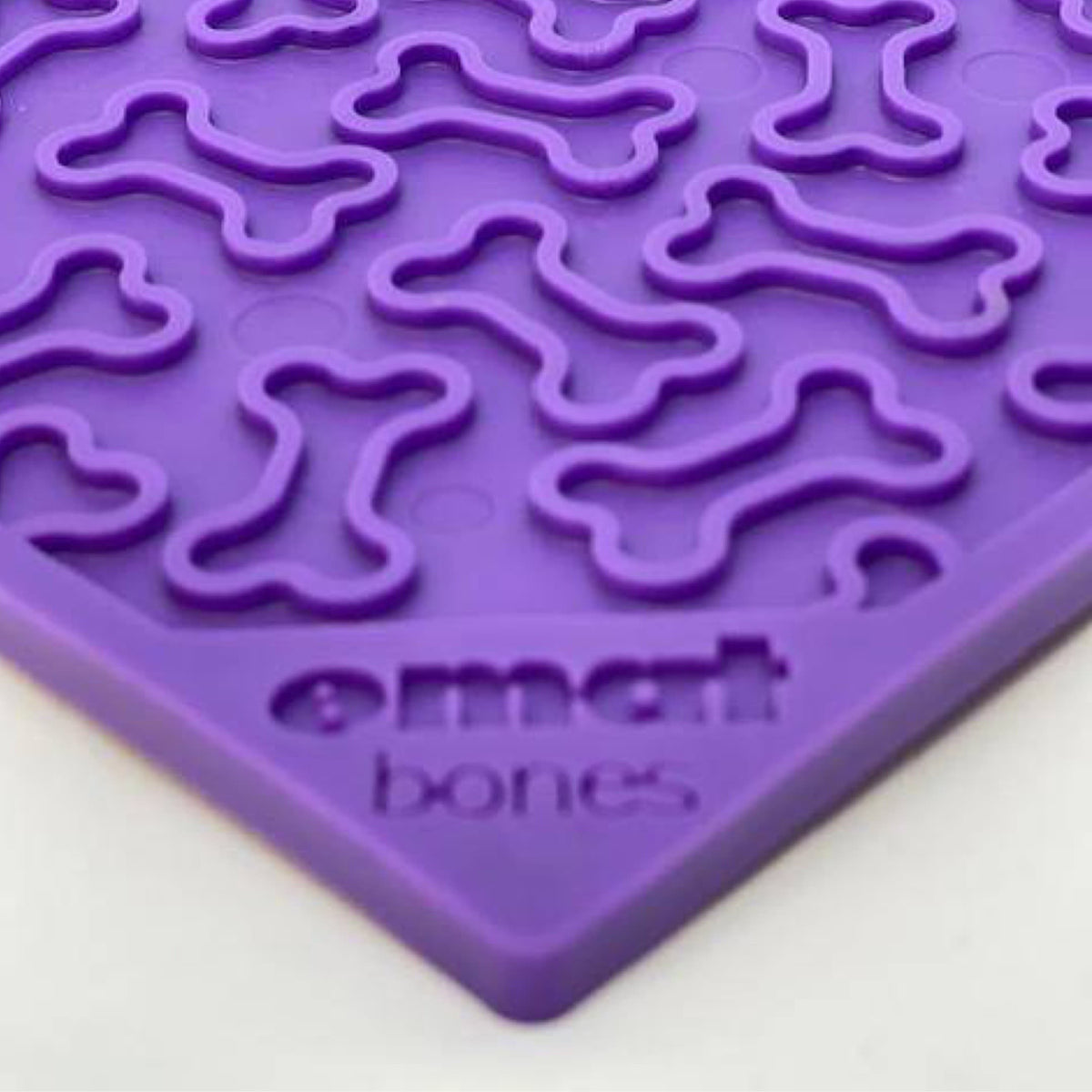 Purple Bone Dog Lick Mat Slow Feeder | Reduce Dog Anxiety