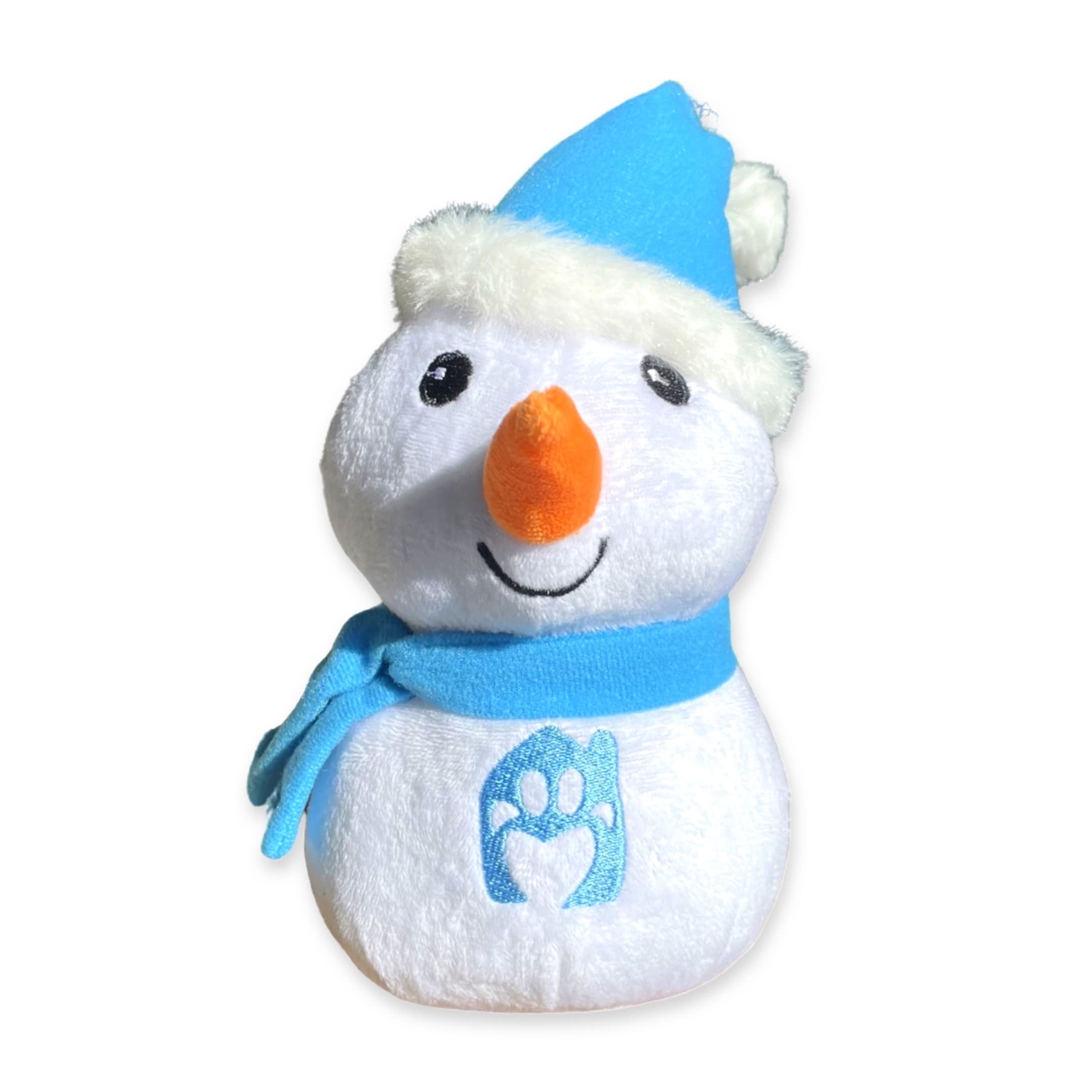 Christmas Snowman Plush Dog Toy Dispenser | Canadian Designed