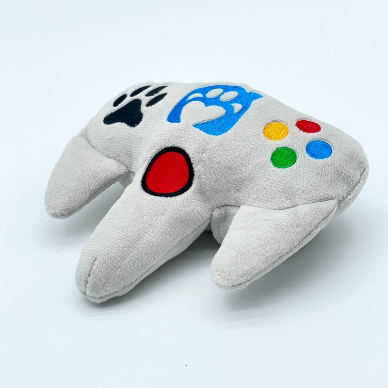 DuraPaw Exclusive Game Controller | Plush Dog Toy Treat Dispenser